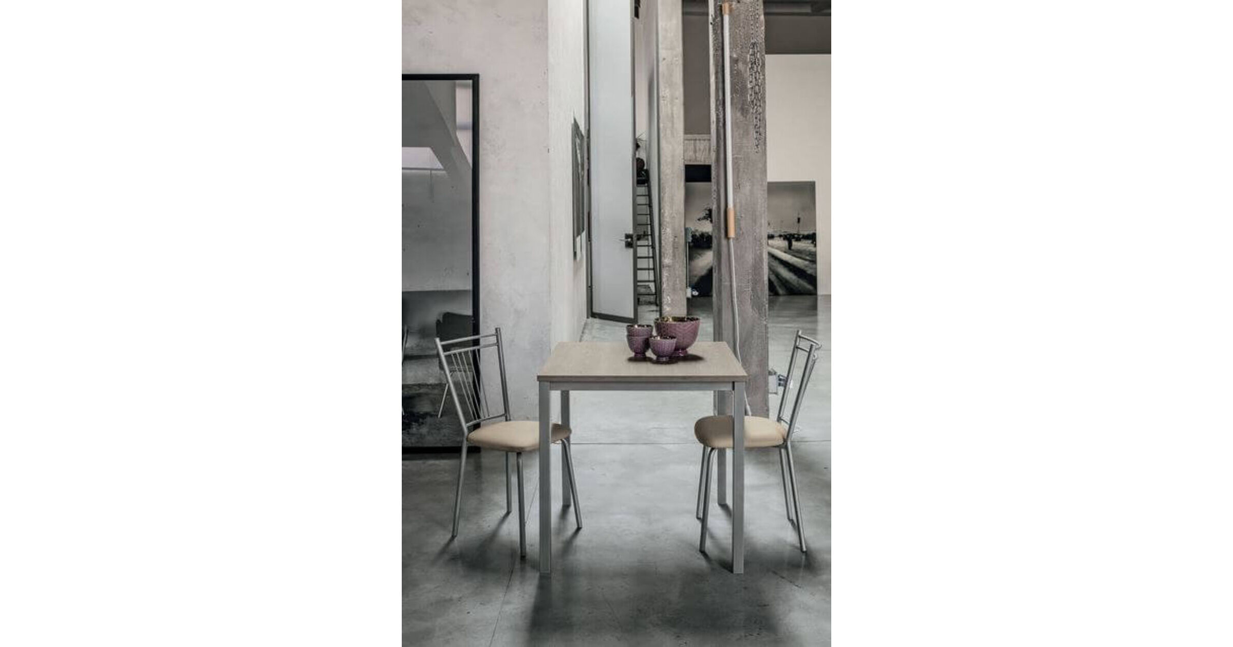 Modern Design Meets Durability TUCANO 85 cm Laminate Top Dining Table