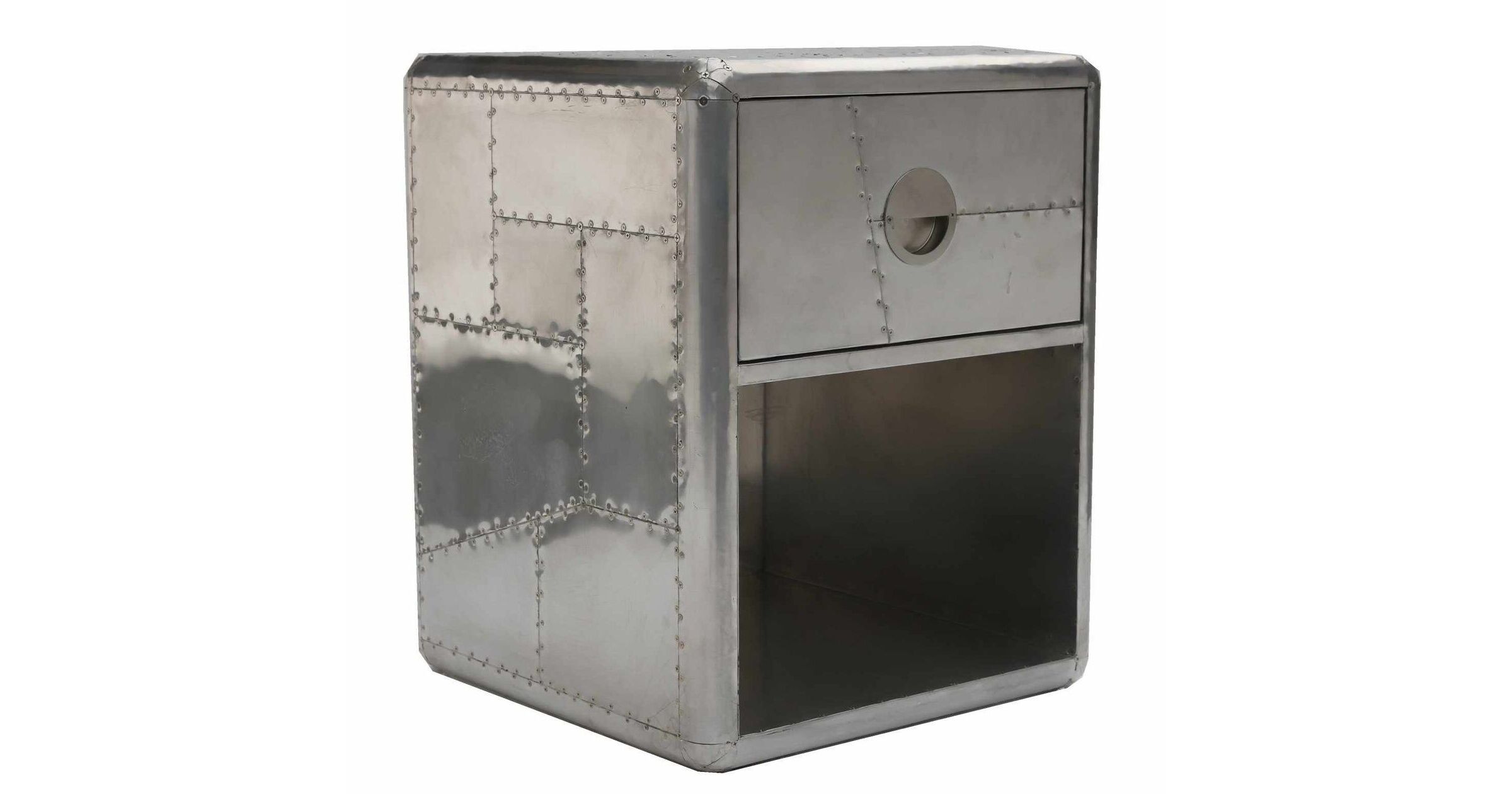 Aviator 1 Drawer Side Table | Vintage Trunks by Designer Sofas For You
