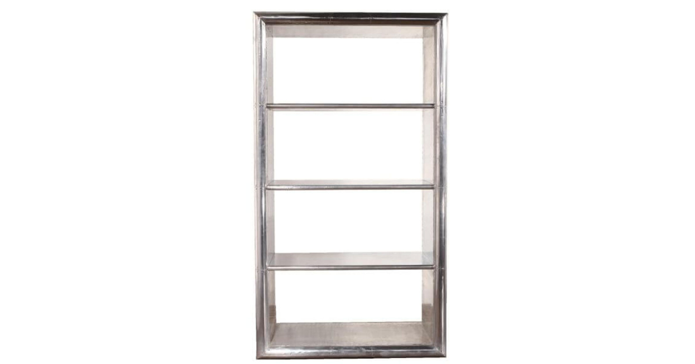 Aviator Aluminium Bookcase | Vintage Bookshelf by Designer Sofas For You