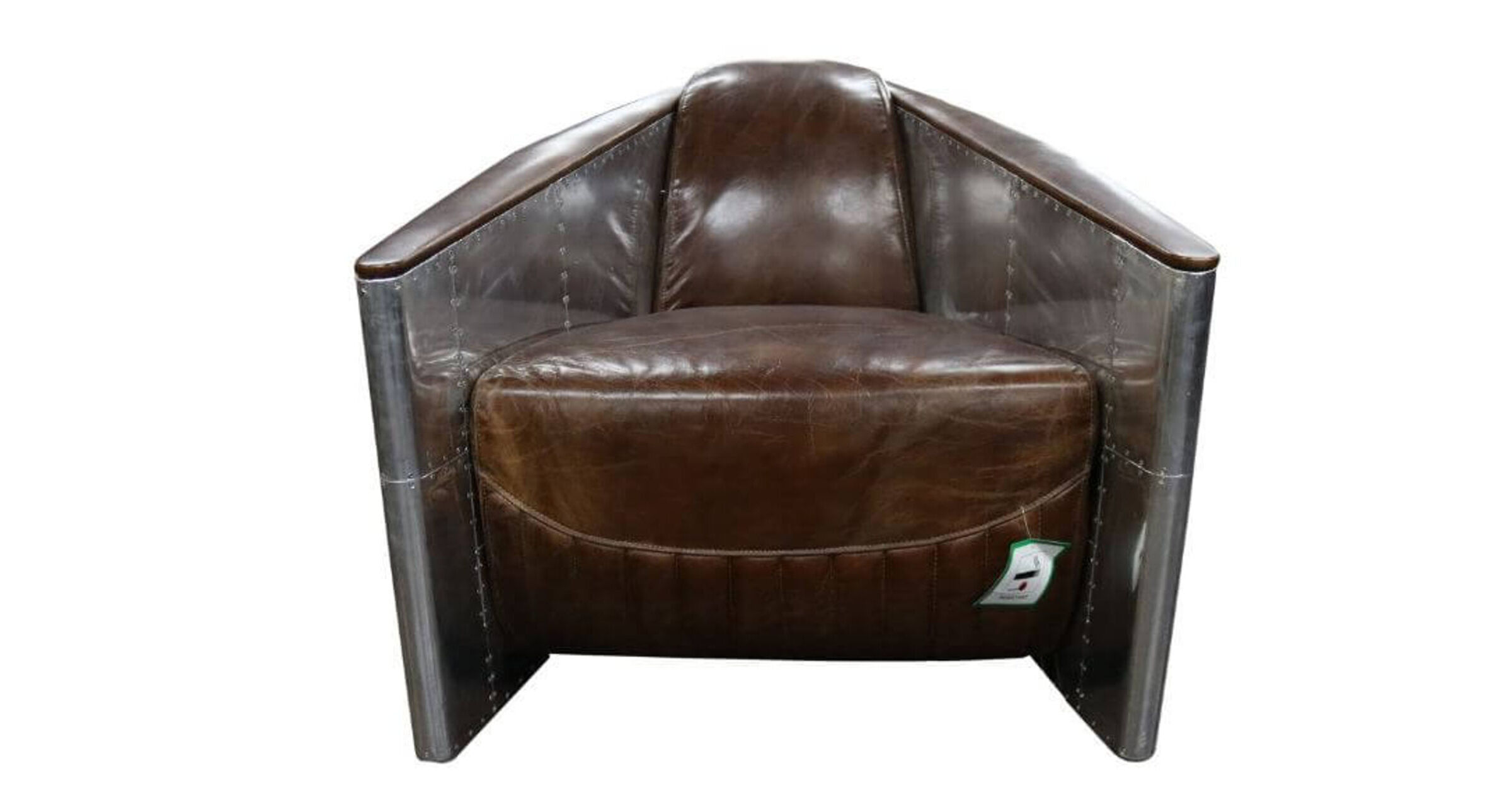 Aviator Tomcat Vintage Brown Distressed Leather Armchair | Vintage ...