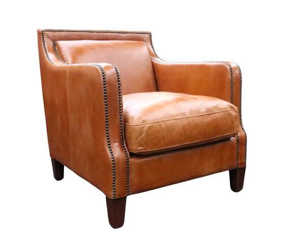 Westminster Vintage Tan Distressed Leather Armchair | Vintage Chairs By ...