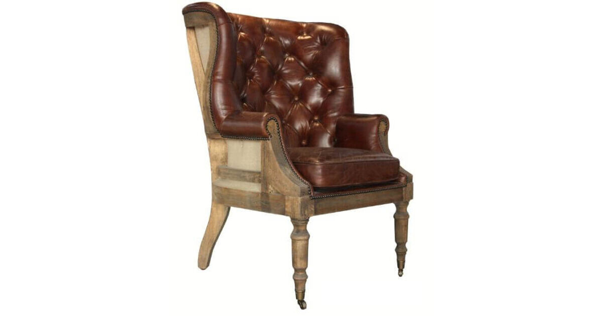 Open Back Wing Chair - Combining Aesthetics and Comfort