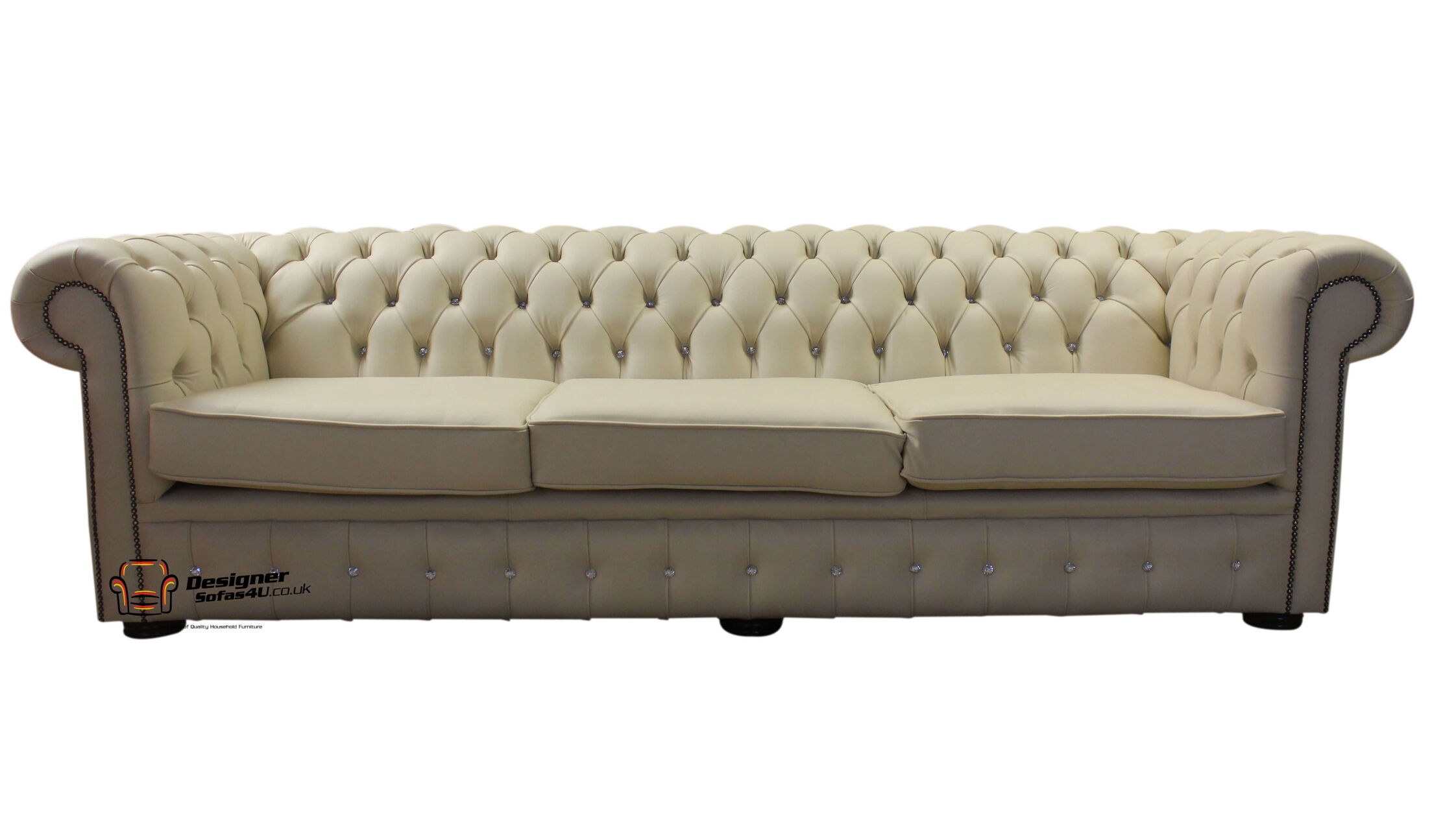 4 Seater Chesterfield Sofas | Designer Sofas 4U