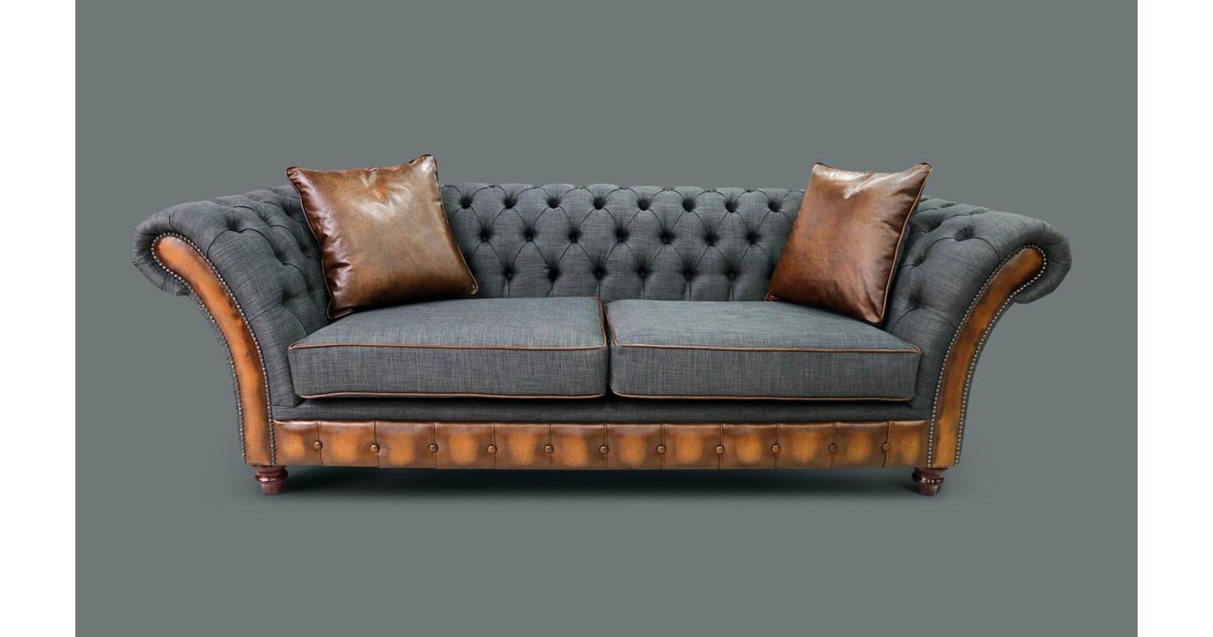 Fabric Chesterfield Sofa Offers | Save £££'s with Designer Sofas 4U