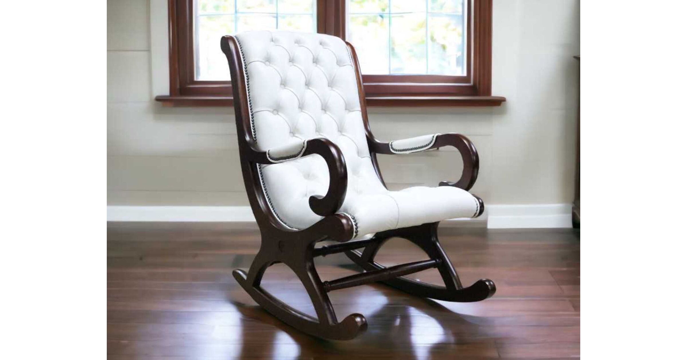 Ghost Chesterfield York Slipper Rocking chair | DesignerSofas4U