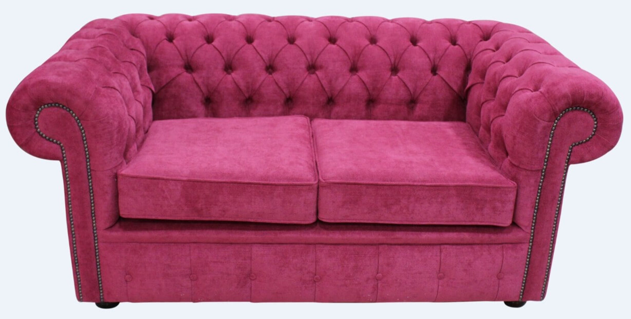 DesignerSofas4U | Raspberry Fabric Chesterfield furniture UK