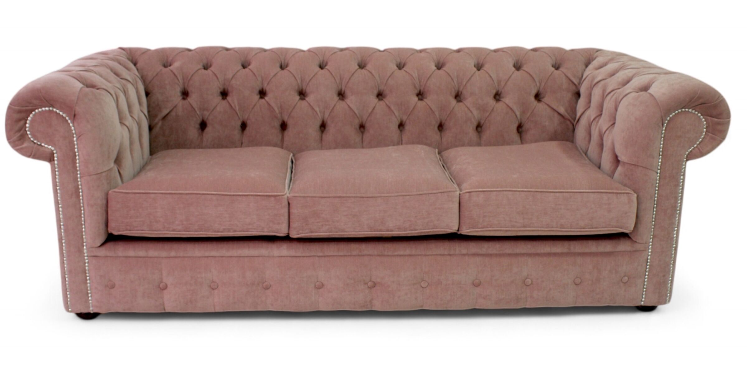 Rose Fabric Chesterfield sofa | DesignerSofas4U