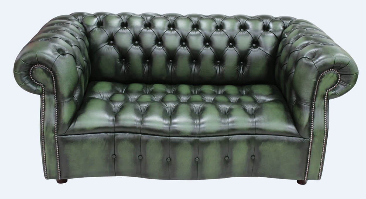 Green Leather Sofa Bed | Baci Living Room