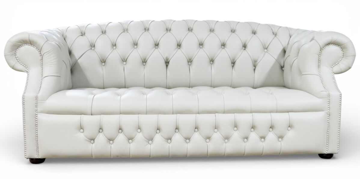 Mid Stone Chesterfield Windsor 3 Seater sofa Offer | DesignerSofas4U
