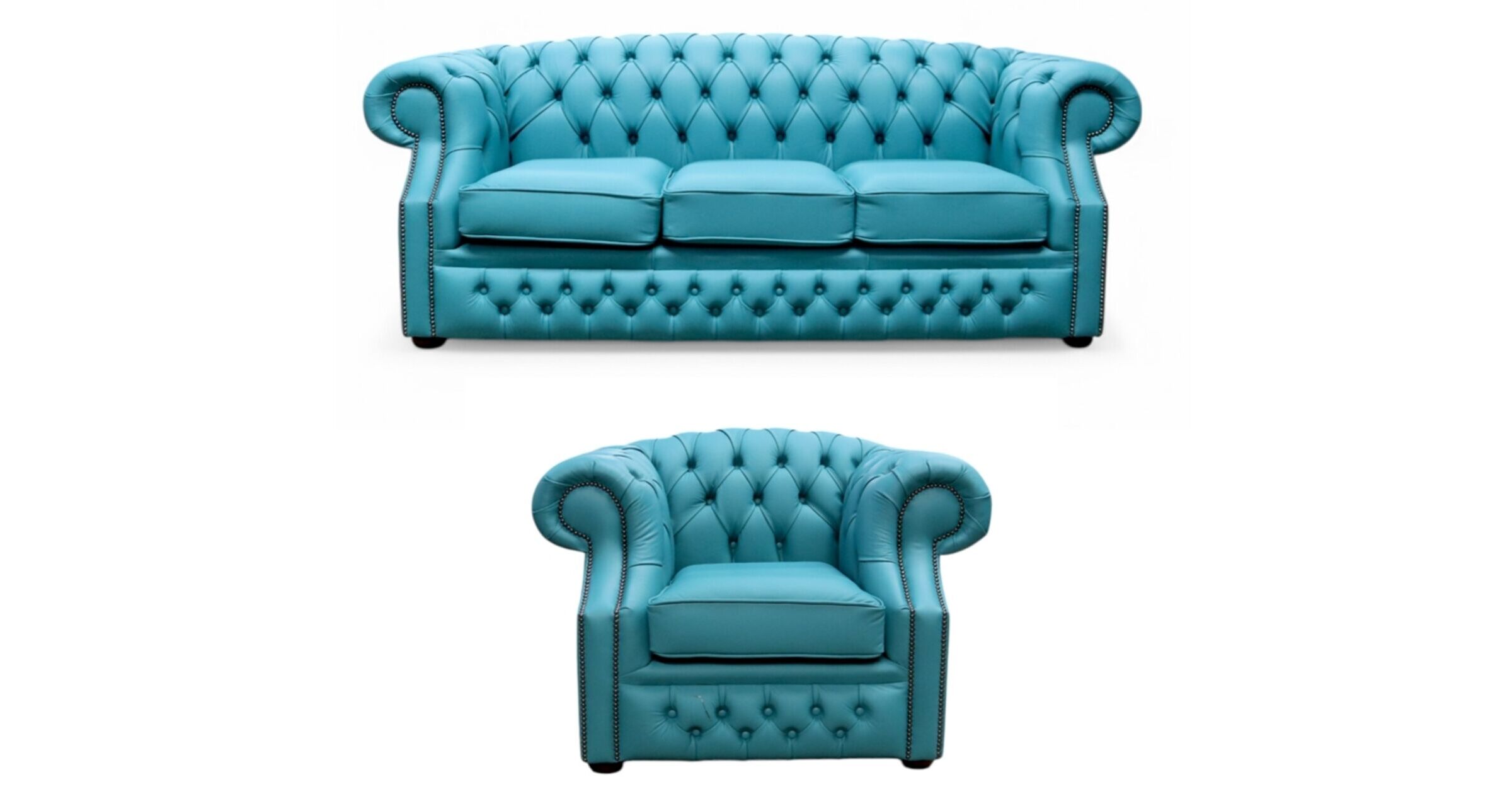 Buy Classic Chesterfield Suite|Made in UK Chesterfield Sofa|DesignerSofas4U