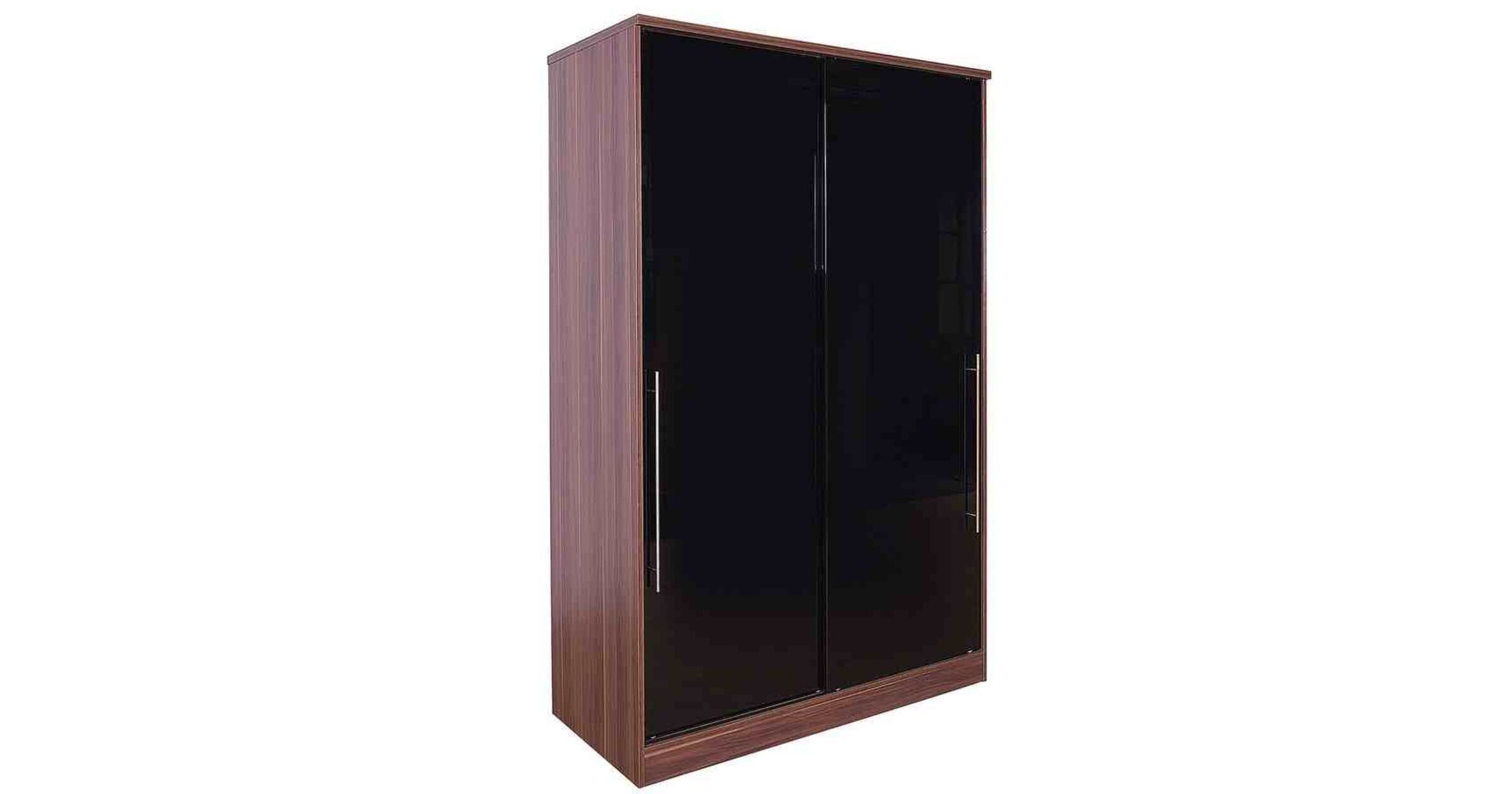 Modular High Gloss Sliding Wardrobe