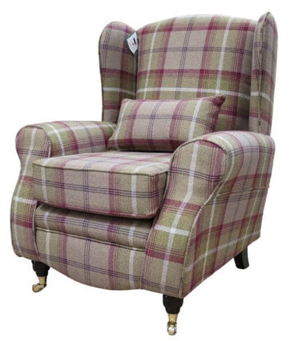 Fabric Wing Chairs - UK Handcrafted Furniture at Designer Sofas 4U