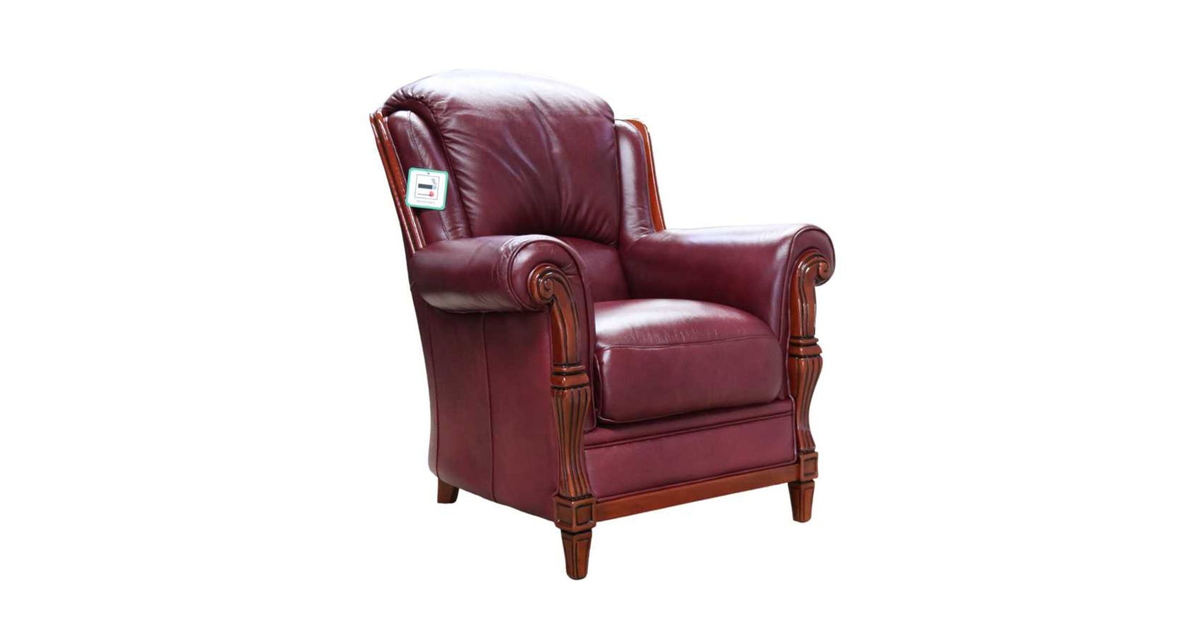 Ancona Italian Leather Armchair | Elegant Design