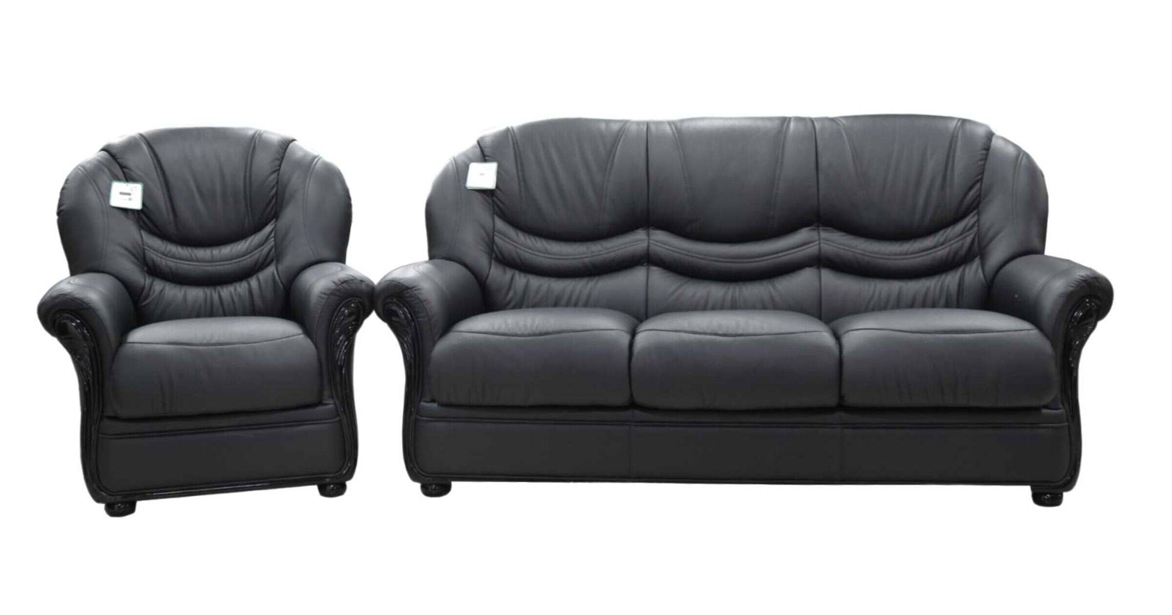 Modern Italian Style Florence 3 1 Genuine Leather Sofas