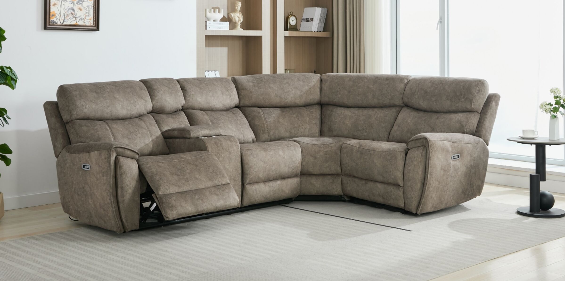 Luxurious Lounging Corner Group Cinema Sofa - Dino
