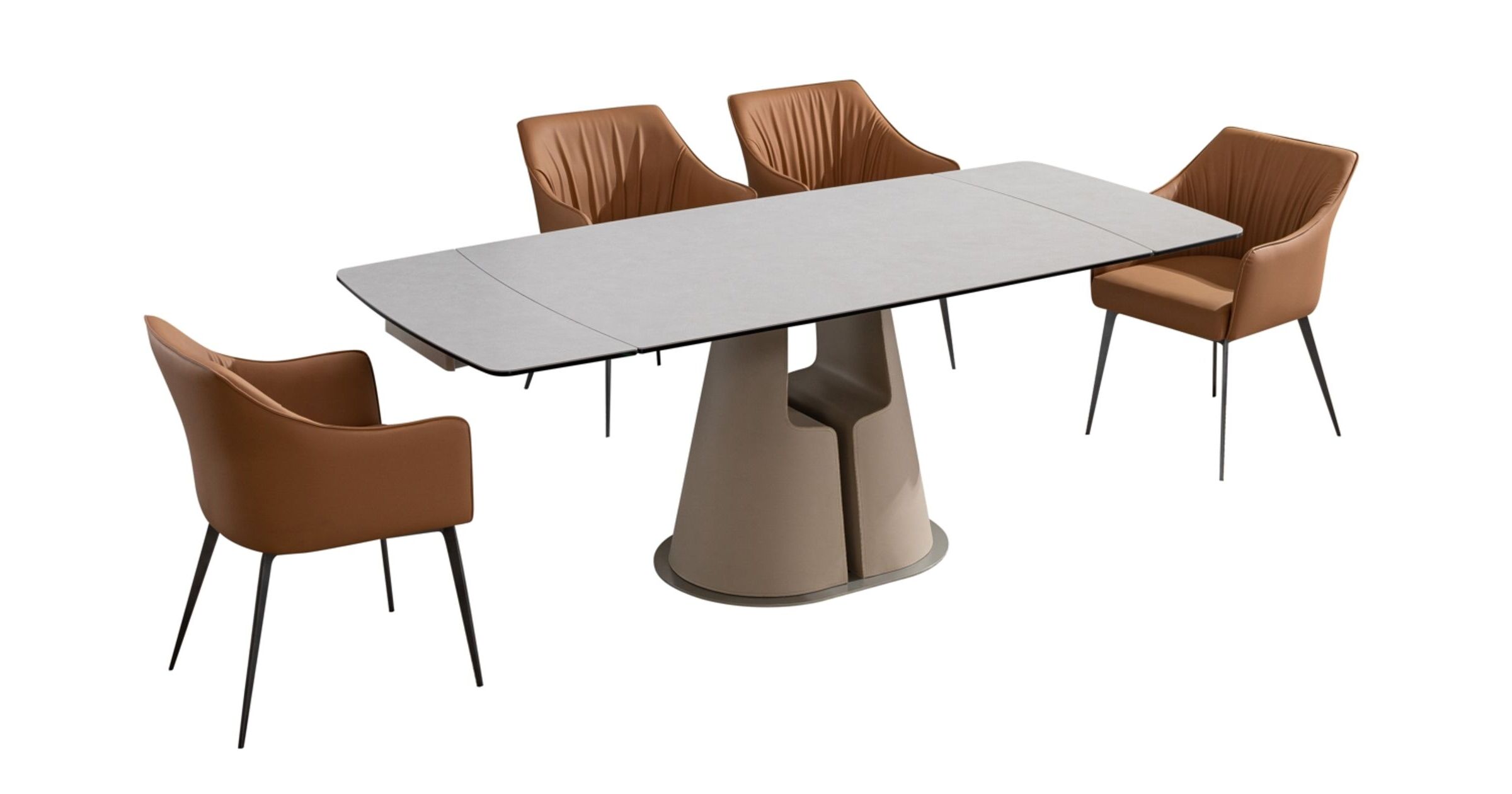 Designer Extending Rectangular Chester Dining Table by Designersofas4u